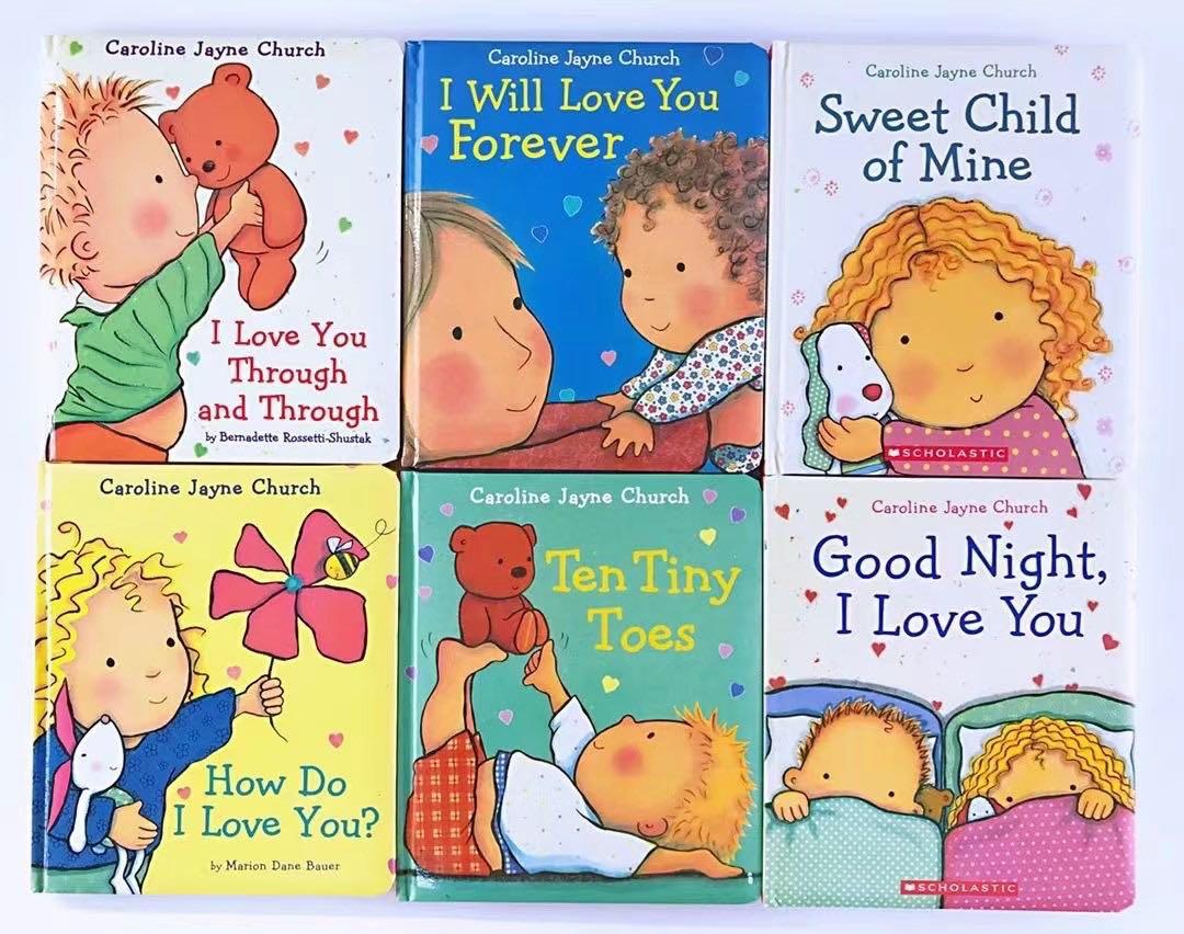 Caroline Jayne Church Children Books collection i love you through and ...