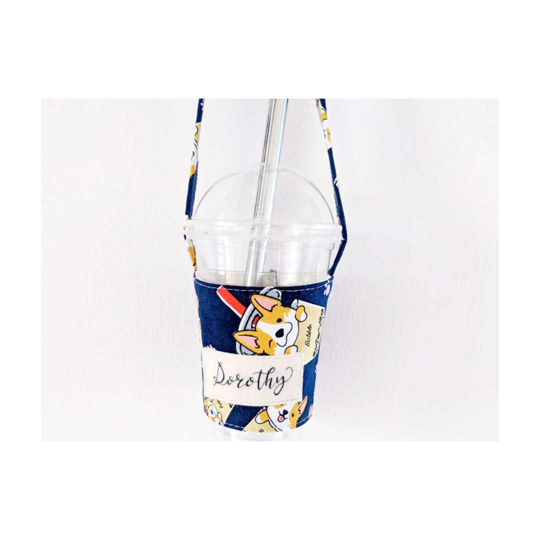 Customisable Bubble Tea Cup Sleeve Holder Handmade (Standard Non ...