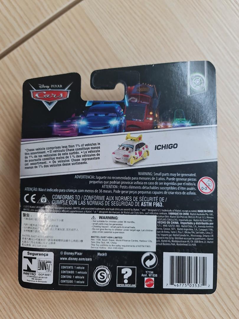 Disney pixal CARS series Ichigo chase, Hobbies & Toys, Toys & Games on ...