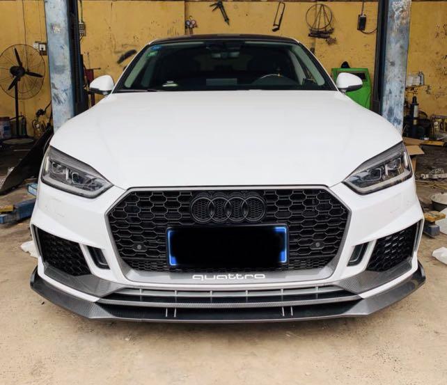RS5 FRONT BUMPER CONVERT FROM A5 AUDI 17-20 2017 2018 2019 2020 BODYKIT ...
