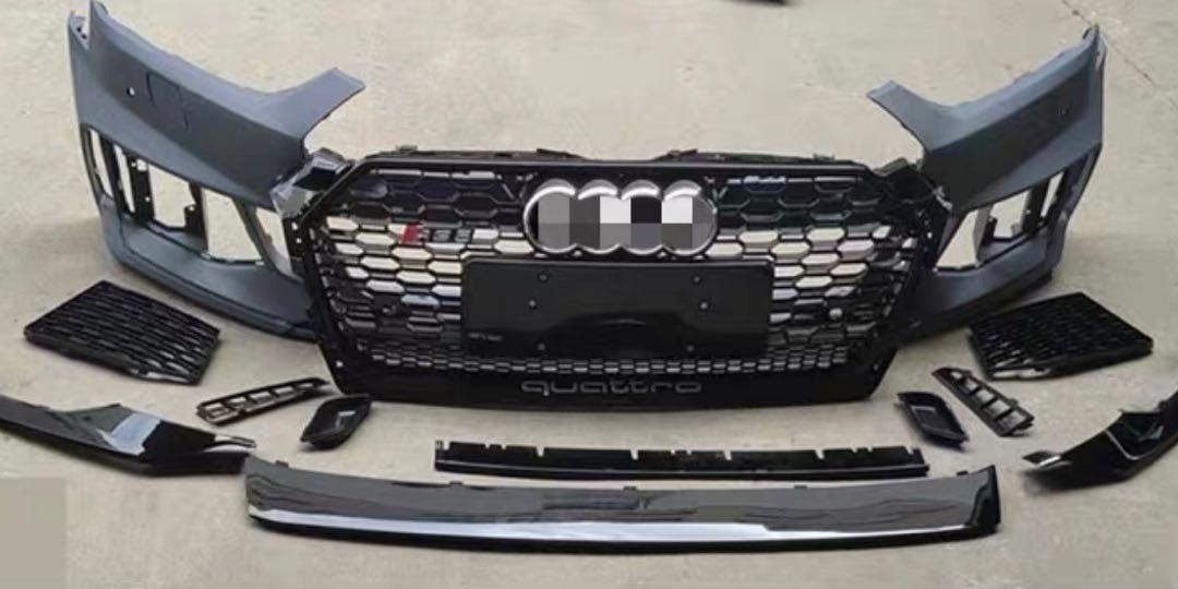 RS5 FRONT BUMPER CONVERT FROM A5 AUDI 17-20 2017 2018 2019 2020 BODYKIT ...