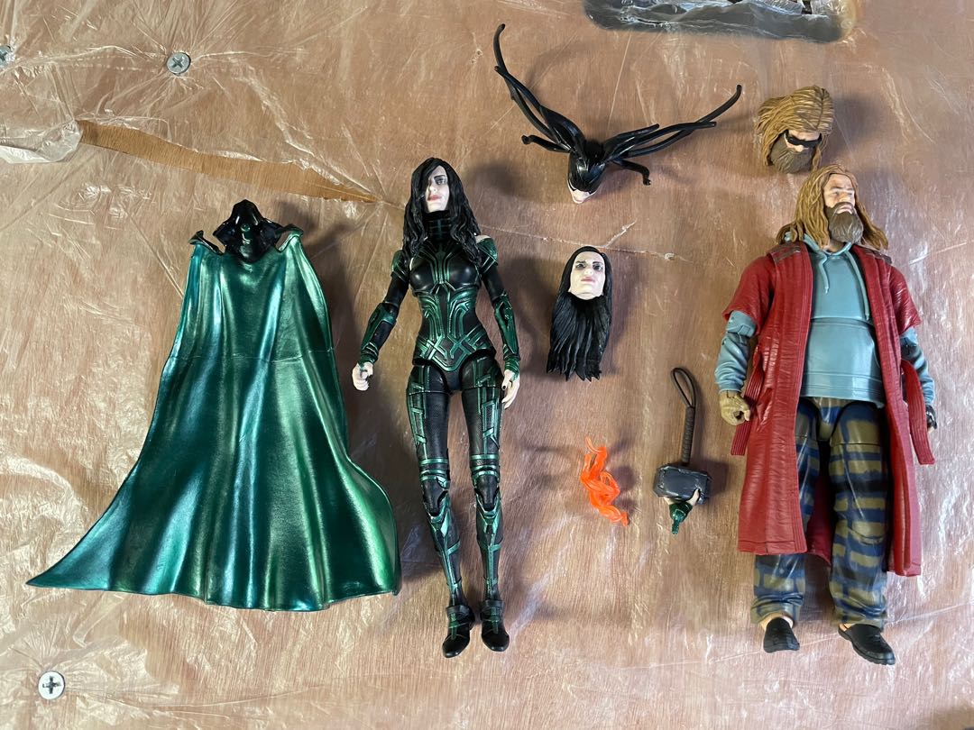 Hasbro Marvel Legends Hela + Baf Fat Thor, 興趣及遊戲, 玩具 & 遊戲類 - Carousell