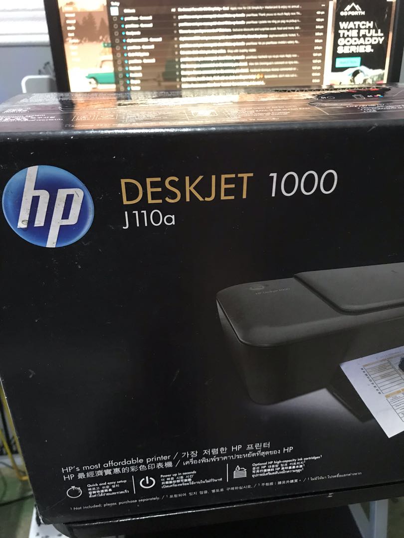 hp DESKJET 1000 J110a, Computers & Tech, Printers, Scanners & Copiers ...
