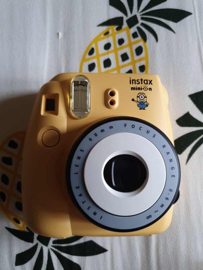 Instax minion camera, Photography, Cameras on Carousell