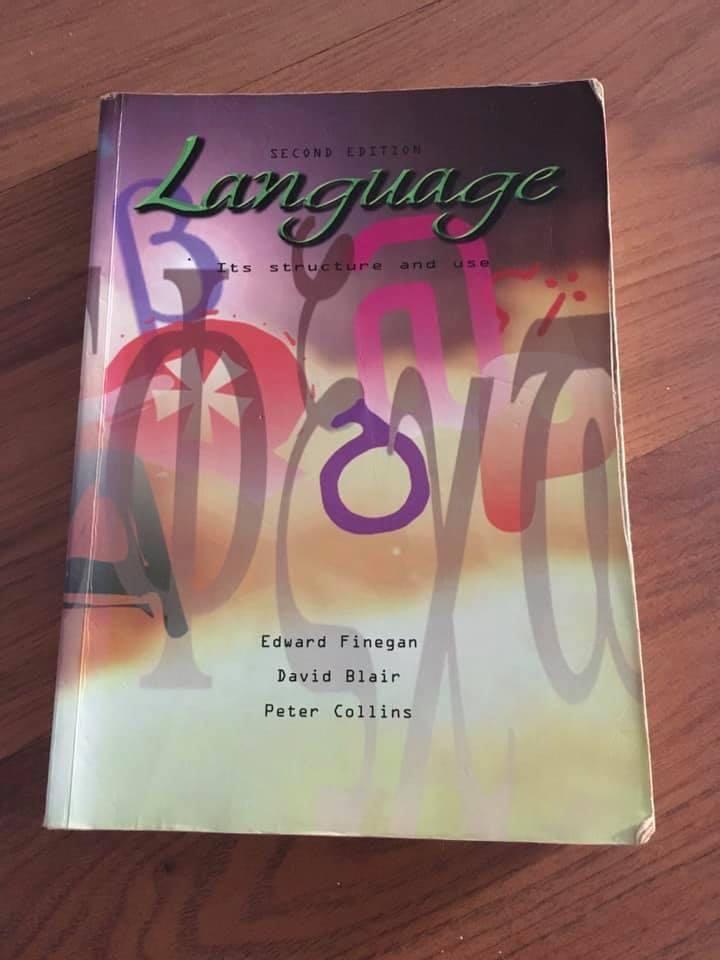 Language : Its Structure and Use. 2nd Edition. By David Blair, Peter ...