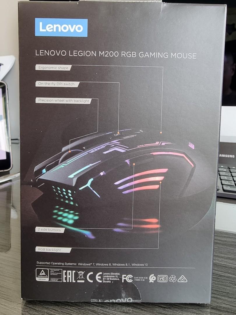 Lenovo legion m200 rgb gaming mouse, Computers & Tech, Parts ...