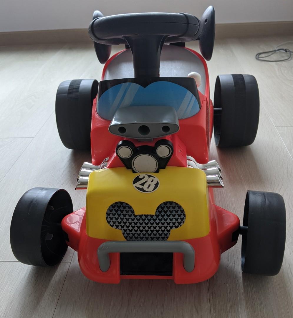Mickey Mouse Push Car, Babies & Kids, Infant Playtime on Carousell