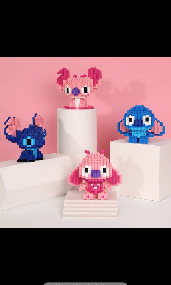 Mini blocks- Stitch, Hobbies & Toys, Toys & Games on Carousell