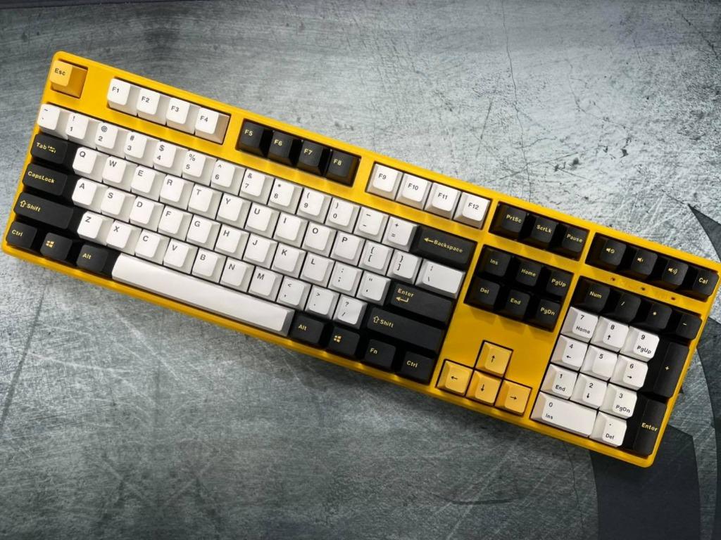 Mistel X8 Bumblebee Double Shot PBT Mechanical Keyboard, Computers ...