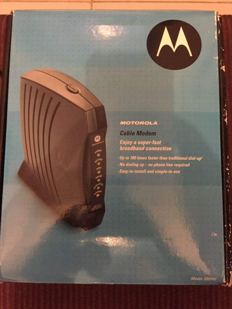 Motorola Cable Modem, Computers & Tech, Parts & Accessories, Networking ...