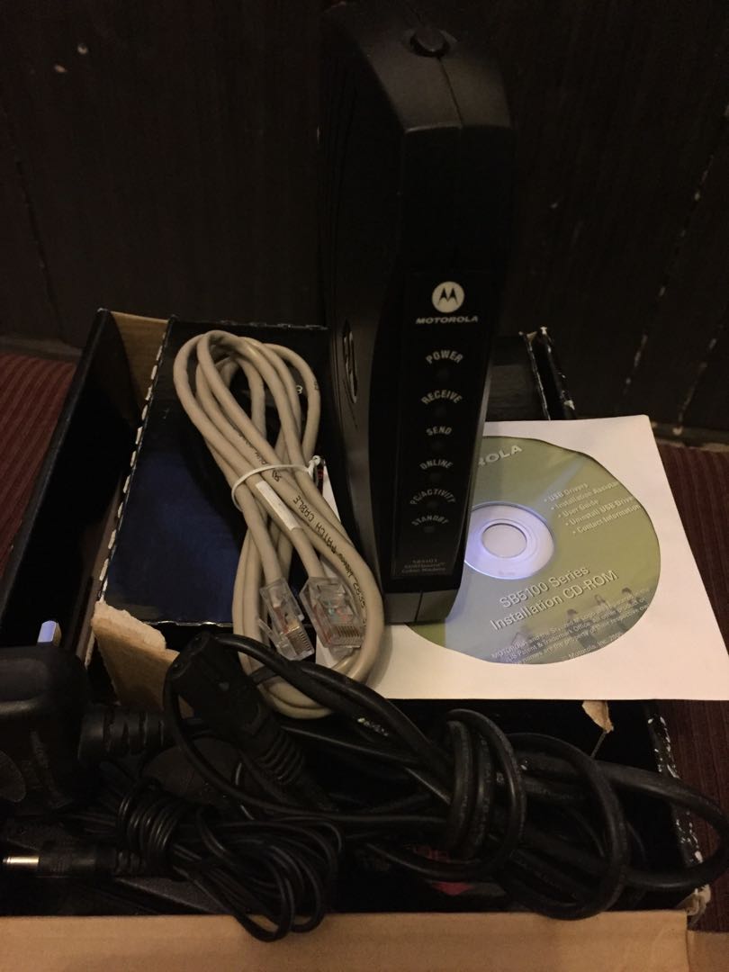 Motorola Cable Modem, Computers & Tech, Parts & Accessories, Networking ...