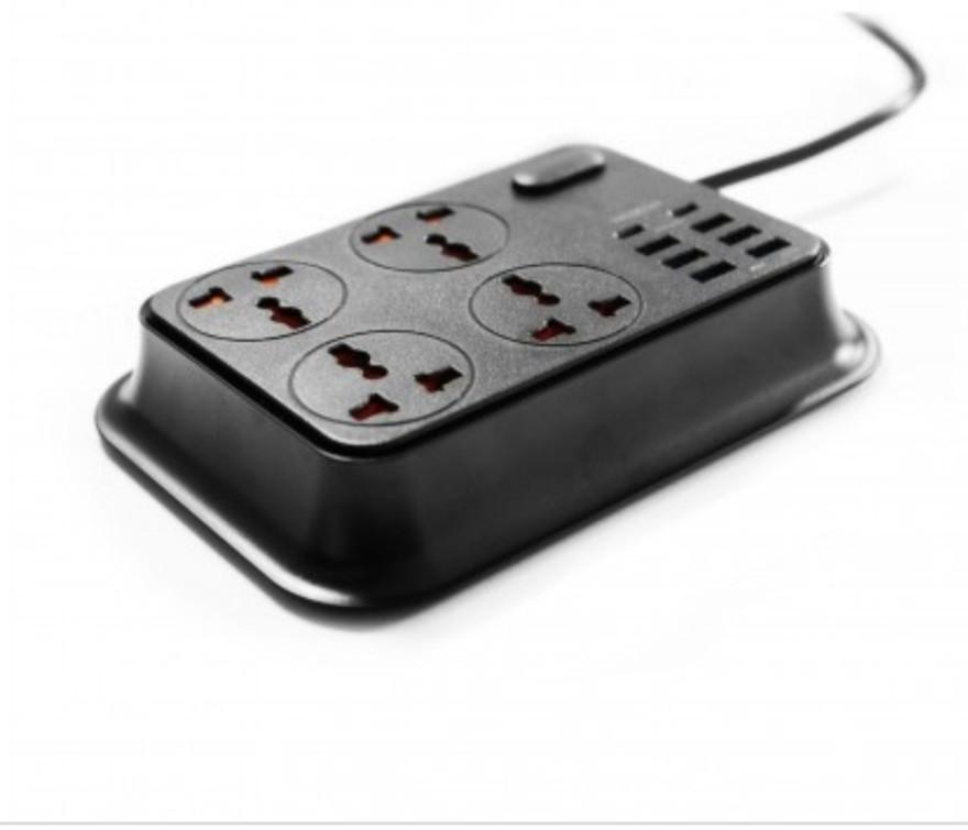 MOXOM 4 Anti-Static Power Socket (4 Socket, 6 USB Ports, 2 Type-C Ports ...