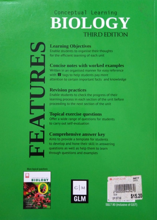 O Level Pure Biology Assessment Book (Sec 3 & 4), Hobbies & Toys, Books ...