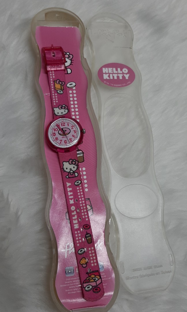 Original Swatch Flikflak Hello Kitty Watch for kids, Babies & Kids ...