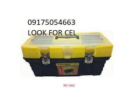 PLASTIC TOOL BOX W/TRAY, Commercial & Industrial, Construction & Building Materials on Carousell