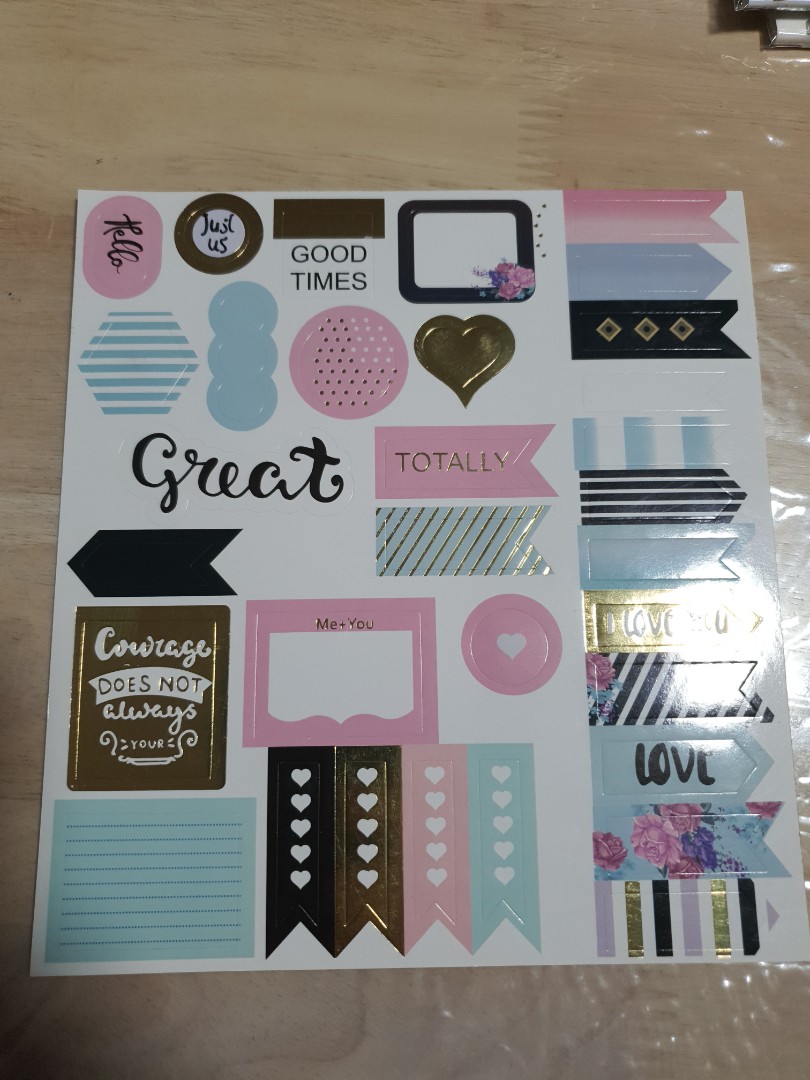 Random stickers (labels and tags), Hobbies & Toys, Stationery & Craft ...