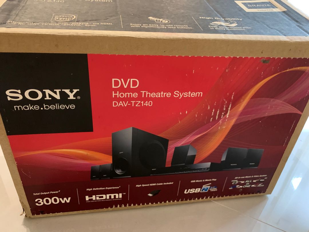 Sony Home Theatre System DAV-TZ140, Audio, Soundbars, Speakers ...
