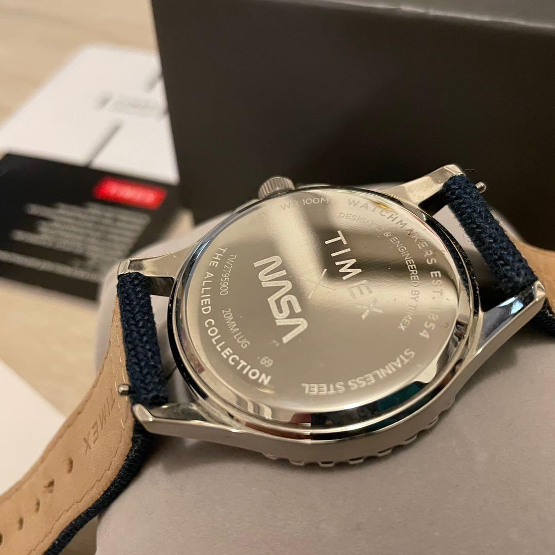 Timex + NASA 41mm Stainless Steel Watch 手錶, 名牌, 手錶 - Carousell