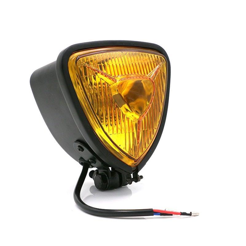 Triangle Motorcycle Bates Headlight for cafe racer bobber chopper ...