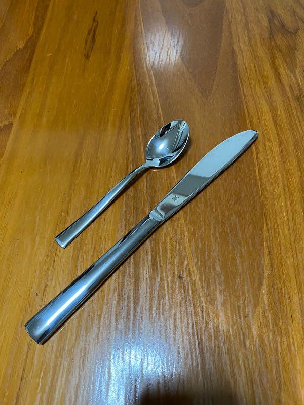 WMF dinner knife & tea spoon, Furniture & Home Living, Kitchenware ...