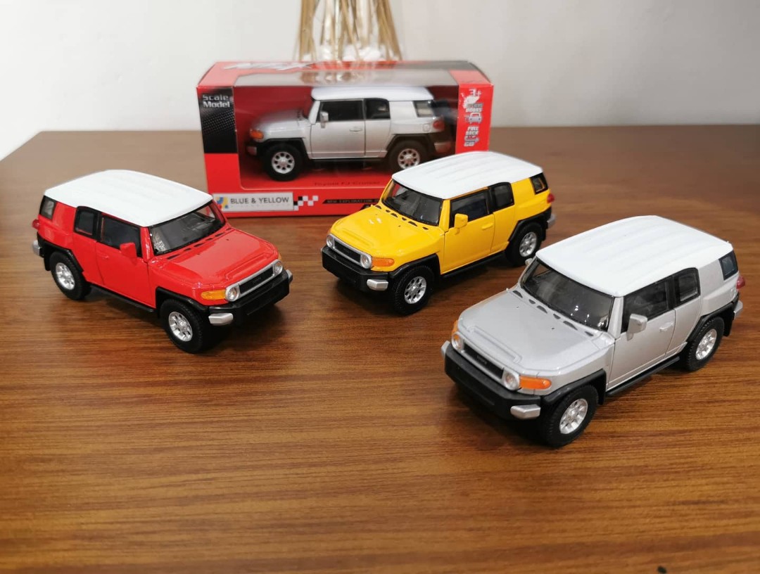 1/38 Toyota FJ Cruiser Diecast Scale Model Toy Car, Hobbies & Toys ...