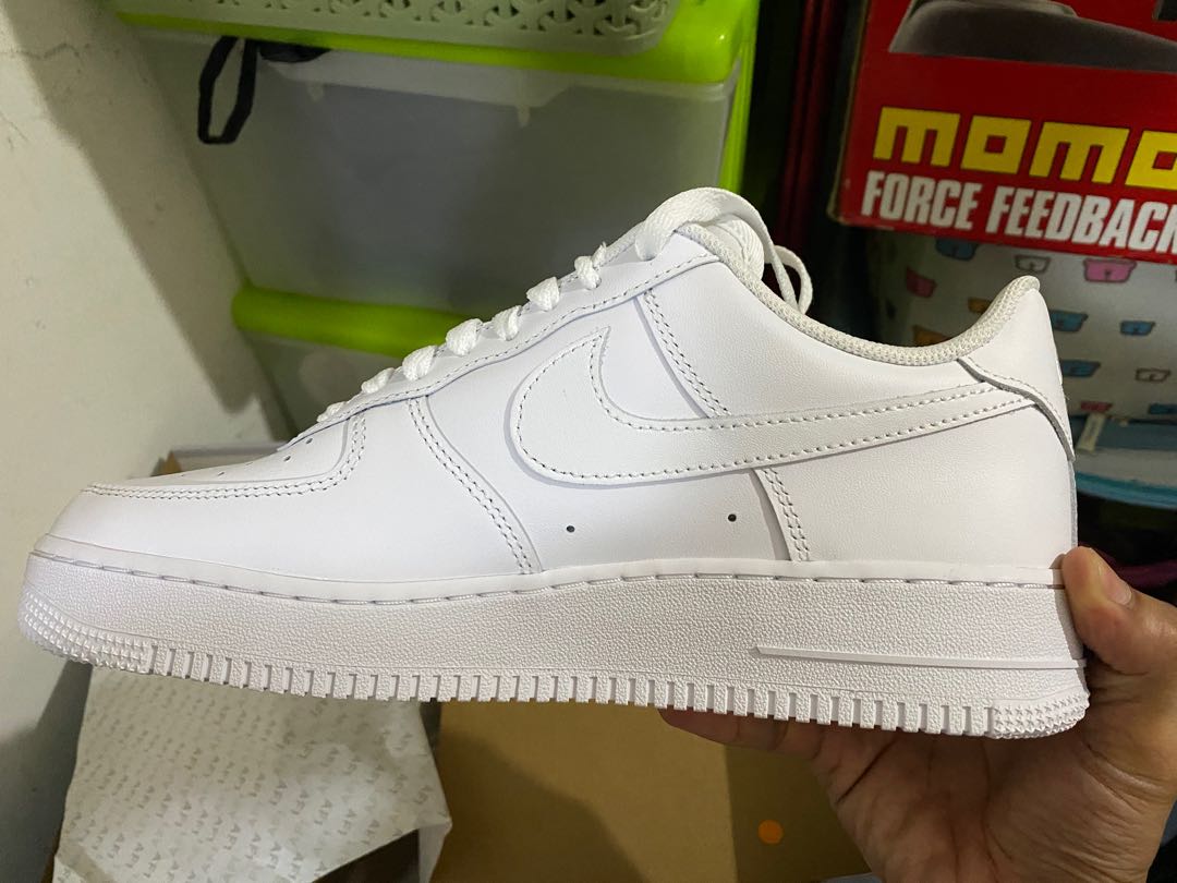Air force 1 pure white, Men's Fashion, Footwear, Sneakers on Carousell