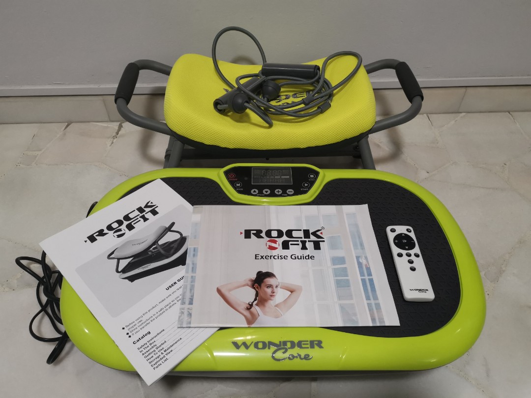 Authentic Wonder Core Rock N Fit Vibration Shaper, Sports Equipment ...