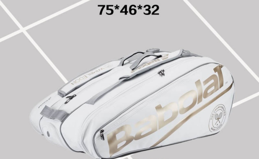 Babolat Wimbledon limited edition 12 racket bag, Sports Equipment ...