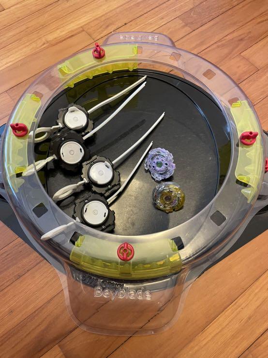 Beyblade attack battle stadium, Hobbies & Toys, Toys & Games on Carousell