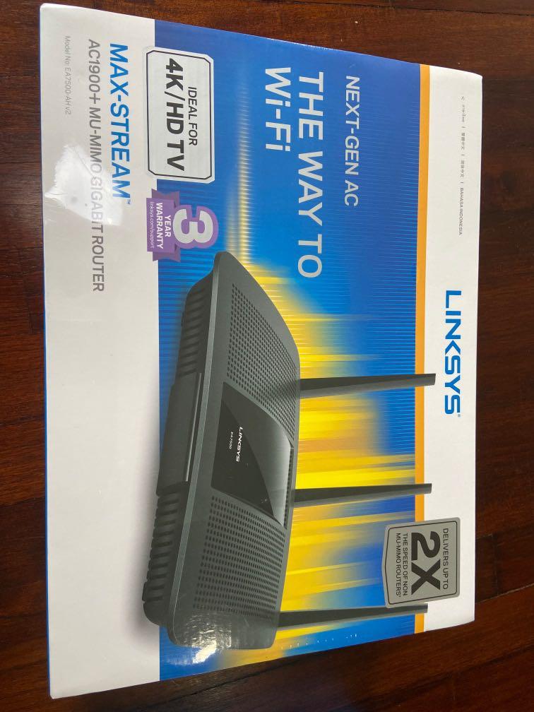 BNIB Linksys EA7500 v2 wireless Router, Electronics, Computers, Others ...