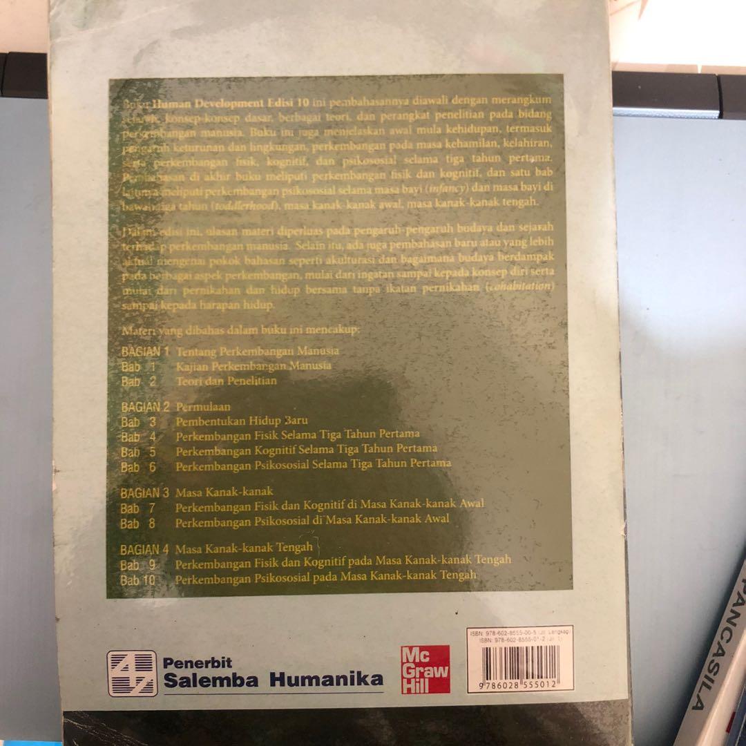 Buku Psikologi Perkembangan Human Development Perkembangan Manusia ...