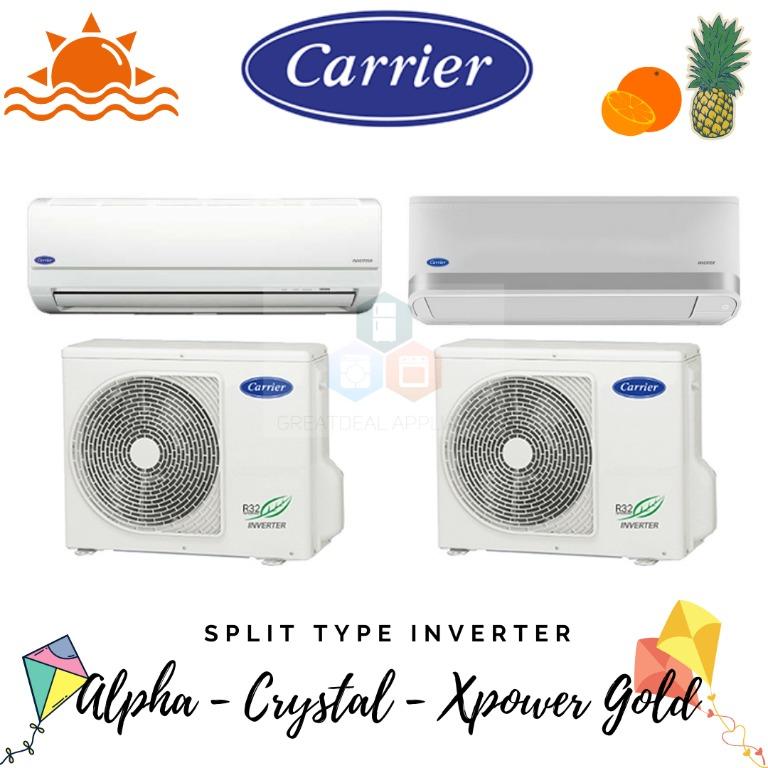 Free Installation - Carrier Alpha, Crystal, Xpower Gold3 Wall Mounted ...