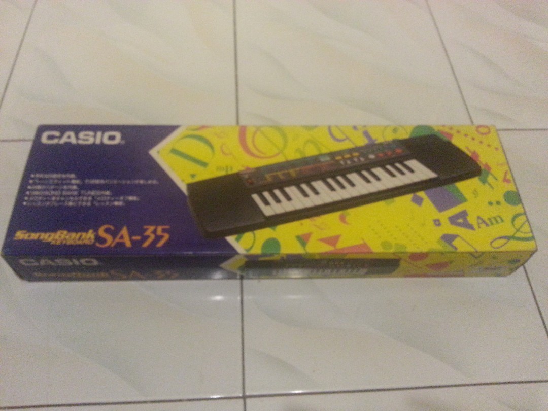 Casio Keyboard SA 35, Hobbies & Toys, Music & Media, Musical ...