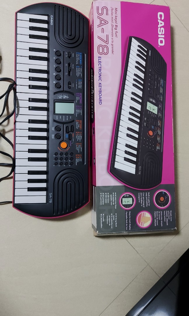 Casio SA-78 Electronic keyboard, Music & Media, Music Instruments on ...