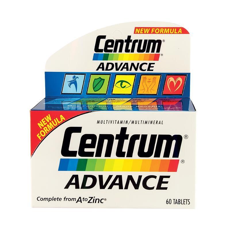 CENTRUM NEW FORMULA ADVANCE MULTIVITAMIN COMPLETE FROM A TO ZINC ...