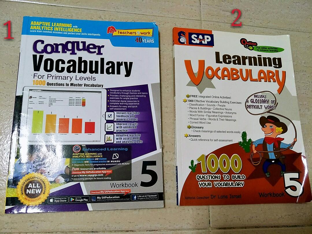 Conquer Vocabulary Primary 5 / Learning Vocabulary P5, Hobbies & Toys ...