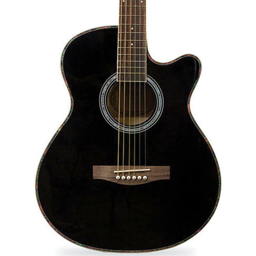 Davis Slim Acoustic Guitar w/ case, Hobbies & Toys, Music & Media, CDs ...