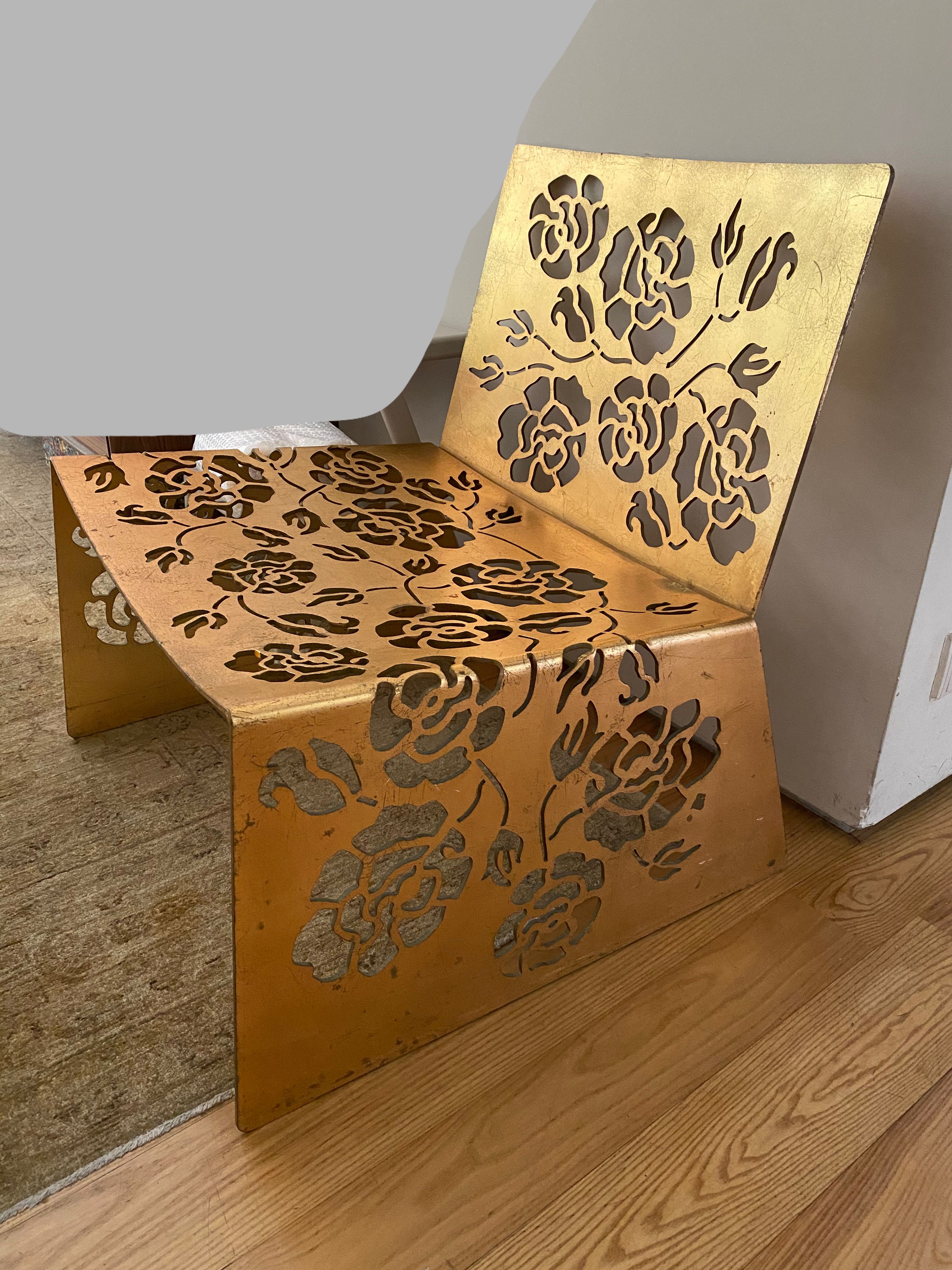 Decorative Gold Lounge Chair, Furniture & Home Living, Furniture ...