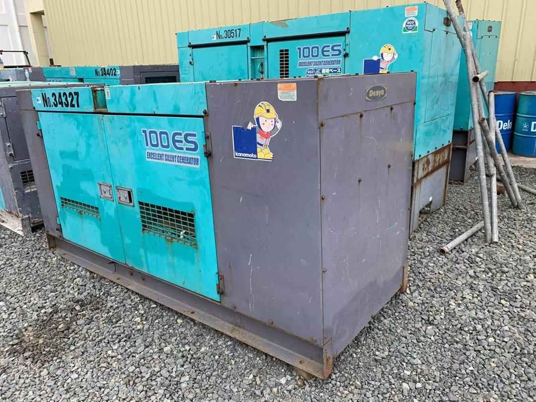 Denyo 100 kVA Generator, Commercial & Industrial, Construction Tools ...