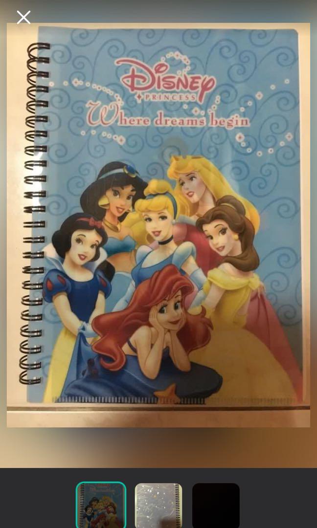 (Reduced to clear) Disney Princess Letter Writing Kit and Notebook ...