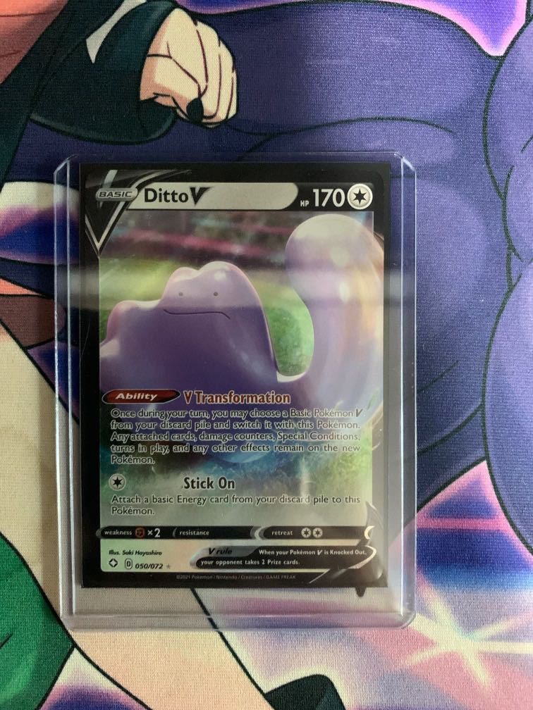 Ditto V shining Fates, Hobbies & Toys, Toys & Games on Carousell