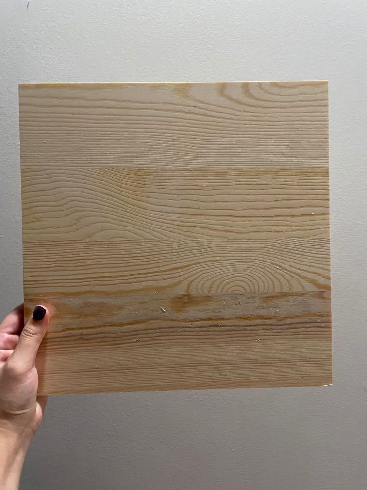 30cm x 30cm DIY Wood Block , Design & Craft, Craft Supplies & Tools on ...