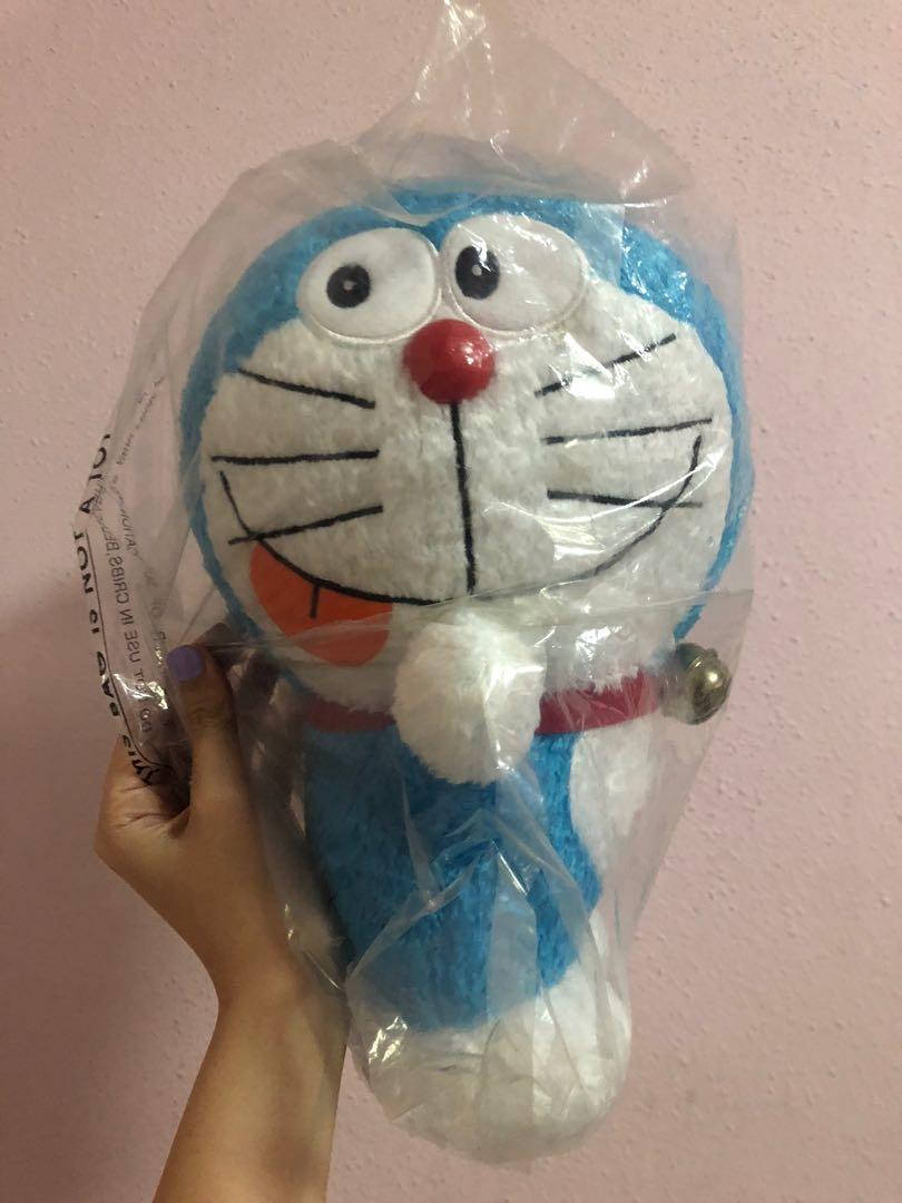 Doraemon Plush Toy with Bell, Hobbies & Toys, Toys & Games on Carousell