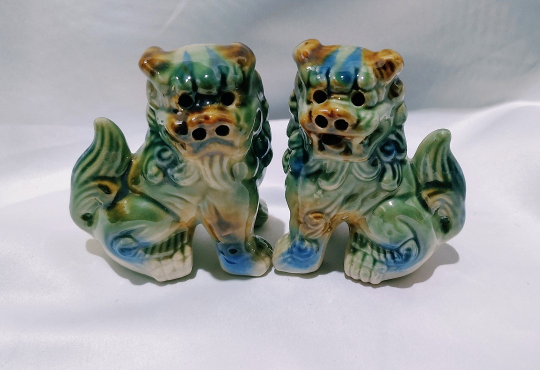 Foo dog figurine, Hobbies & Toys, Memorabilia & Collectibles, Vintage ...