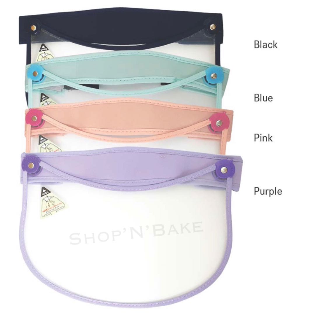 [CNY Sales] Full Face Shield w/ Adjustable Visor & Back Clip, Health ...