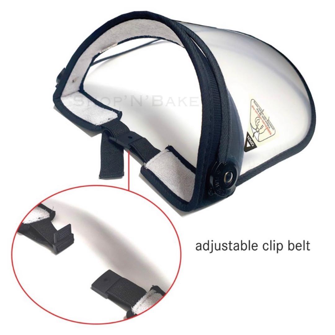 [CNY Sales] Full Face Shield w/ Adjustable Visor & Back Clip, Health ...