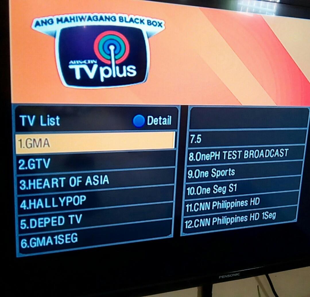 HD ABS CBN TV Plus Digibox latest edition with HDMI port (gold plated ...