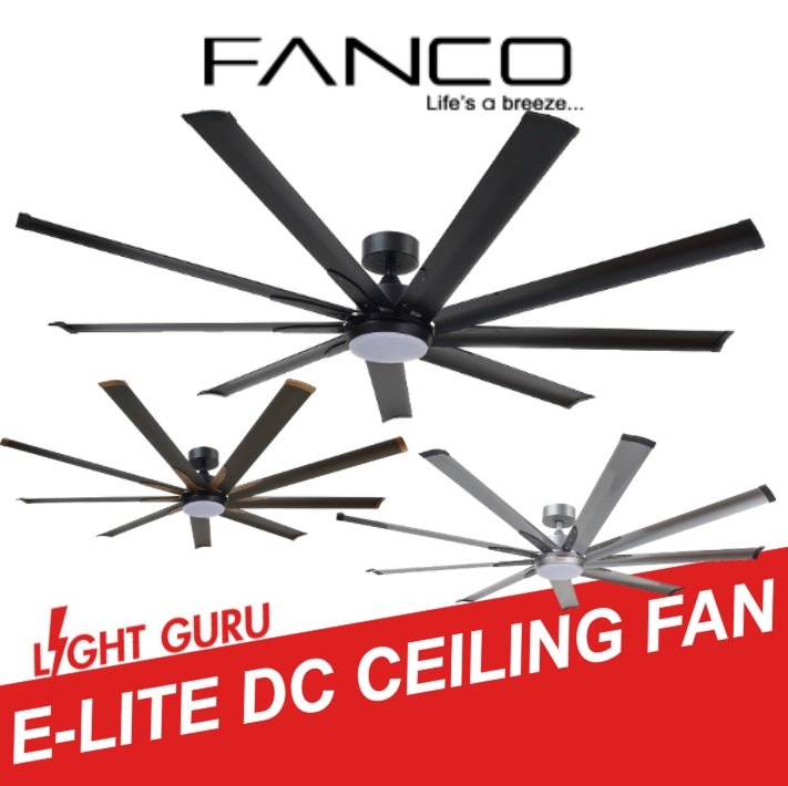 Co-Fan E-Lite Ceiling Fan with Remote Control / Fanco Brand (4 Years on ...