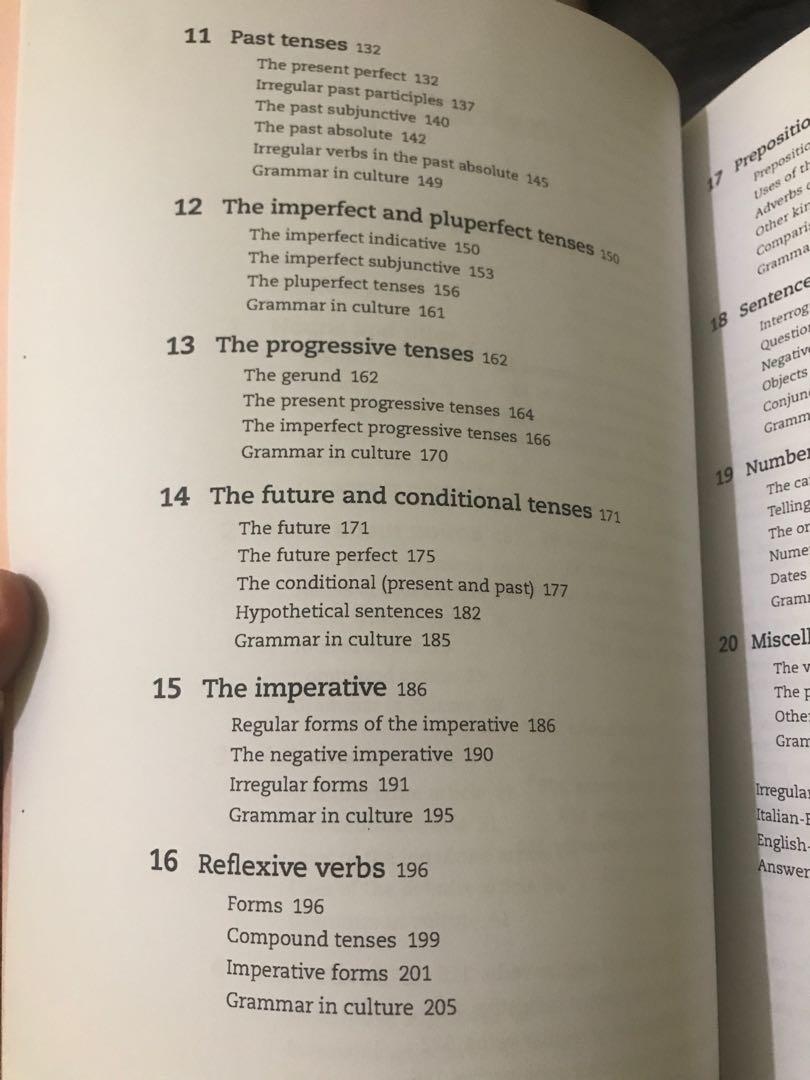 Italian grammar; Italian book self study Reading Textbook, Hobbies ...