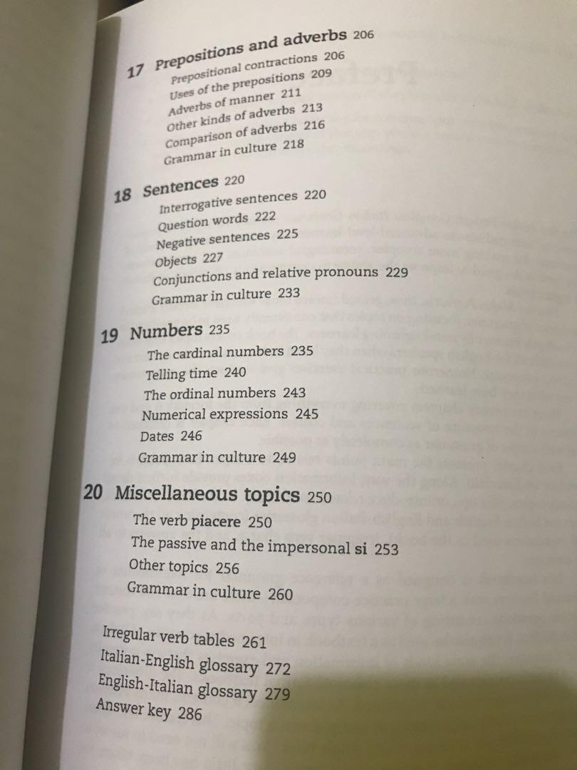 Italian grammar; Italian book self study Reading Textbook, Hobbies ...